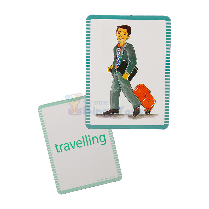 Action Words Flash Cards Apple Series – Bingo Toys