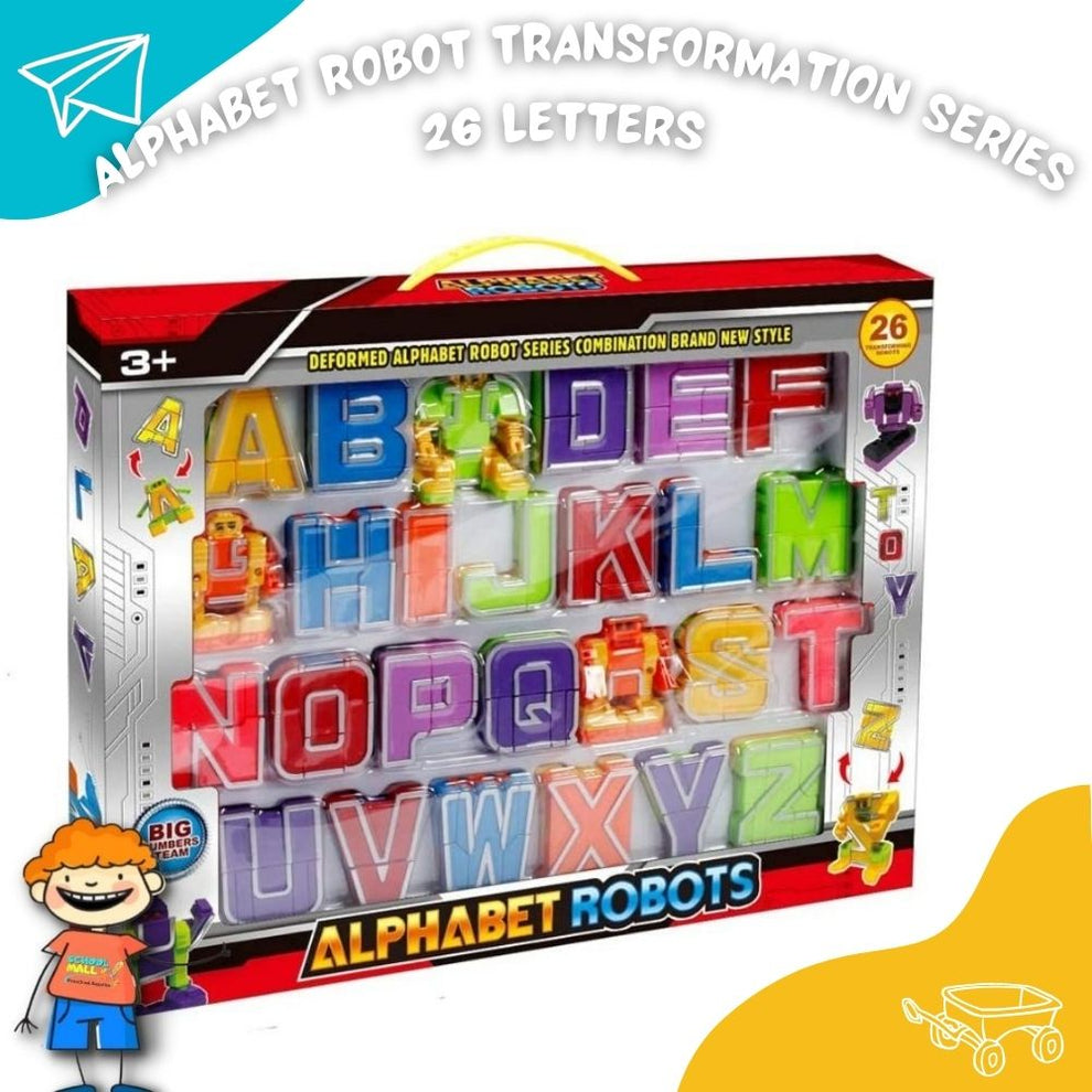 Alphabet Robot Transformation Series - 26 letters – Bingo Toys
