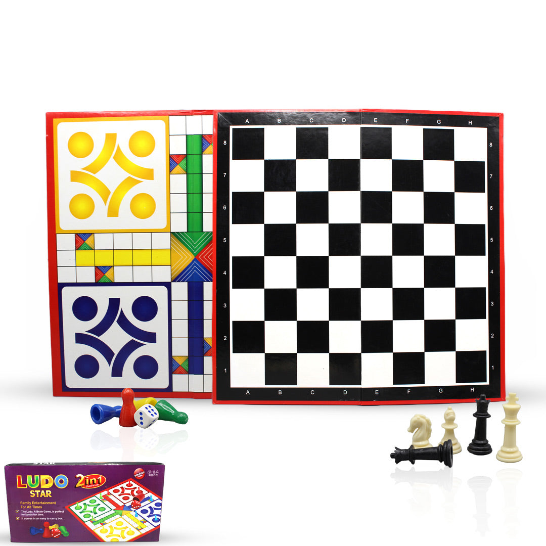 2in1 Ludo & Chess Game – Bingo Toys